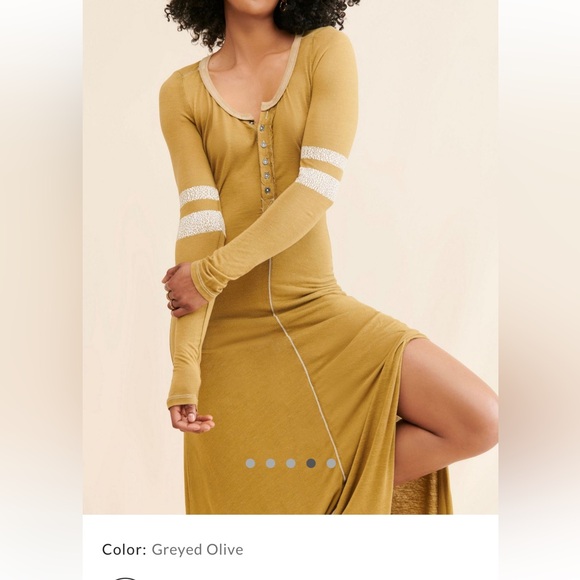 Free People | Dresses | Free People Just Like Heaven Henley Dress ...